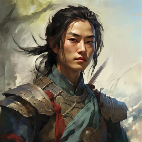 Premium Ai Image A Woman In Armor With A Sword In Her Hand