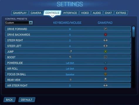 Xbox Controller Binding Feedback Rrocketleagueschool