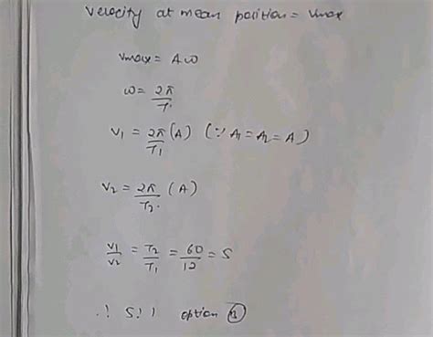 104 two particles a and b start from the origin and execute shm along
