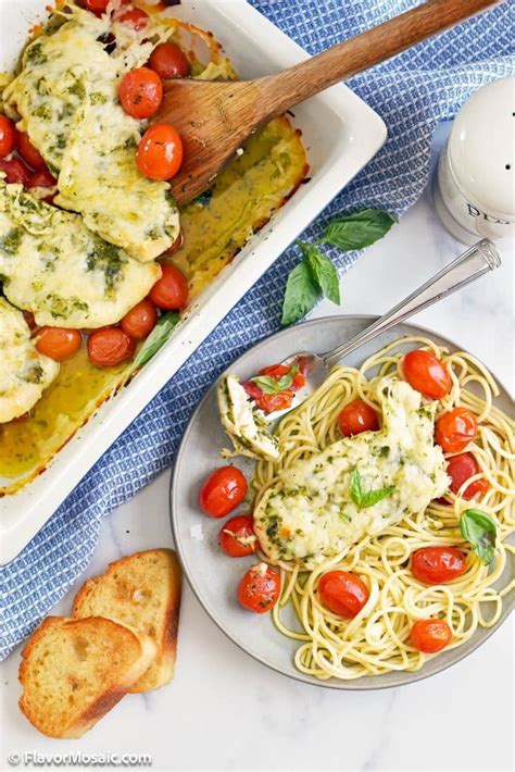 Baked Pesto Chicken Recipe Flavor Mosaic