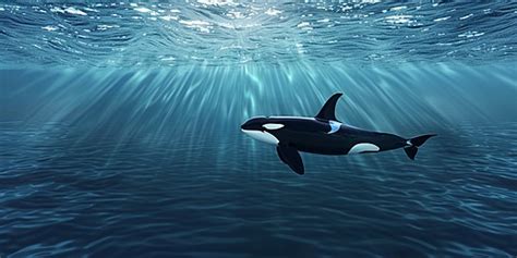 바다에서 수영하는 범고래 하늘 아래 멋진 파도 야생 또는 열린 공간을 활공하는 범고래 범고래 대양 바다 배경 일러스트 및 사진 무료 다운로드 Pngtree