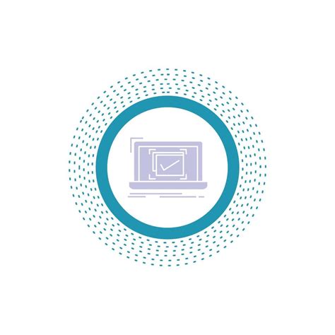 System Monitoring Checklist Good Ok Glyph Icon Vector Isolated