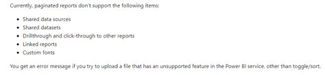 embedding power bi report with pagination report v microsoft