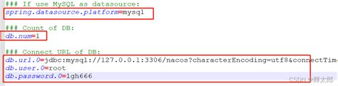 解决nacos启动报错并配置连接mysql nacos 2 2 3不使用mysql failed to find the datasource csdn博客