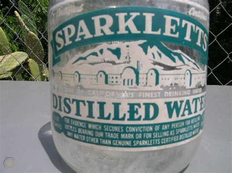 Old Sparkletts Water Bottle Small Calif Antique 40931014