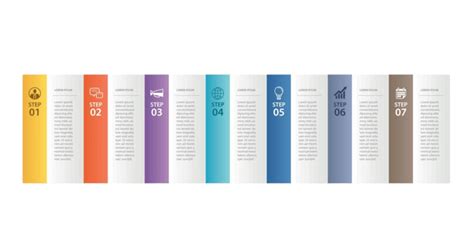 具有 7 個數據模板的信息圖表紙索引的矢量圖 向量 圖表 選項 标签向量圖案素材免費下載，png，eps和ai素材下載 Pngtree