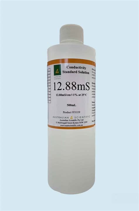 Conductivity Standard 1288mscm 500ml Australian Scientific