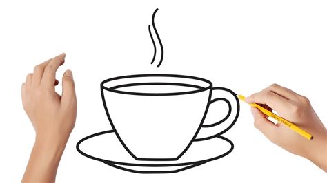 Dessin Tasse Facile Coiffures Cheveux Longs
