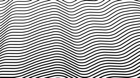 Black And White Lines Motion Pattern Seamless Loop Background