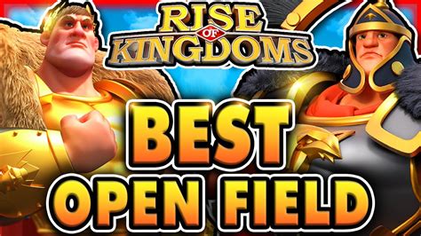 Top 5 Best Open Field Commander Pairs In Rise Of Kingdoms 2023 Youtube