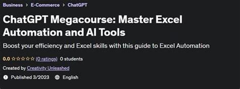 chatgpt megacourse master excel automation and ai tools scriptmafia