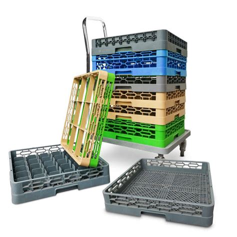 Commercial Dish Rack Glass Rack Flatware Rack Custom Colors Dishwasher Baksets Goodman