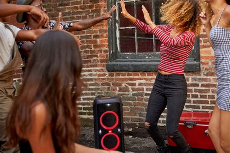 Customer Reviews JBL PartyBox Portable Bluetooth Speaker Black JBLPARTYBOX AM Best Buy