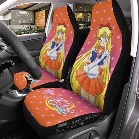 Sailor Moon Car Seat Covers Anime Car Accessories Sailor Venus Oralie