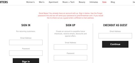 Avoid Unnecessarily Complex Password Creation Requirements 82 Dont Baymard