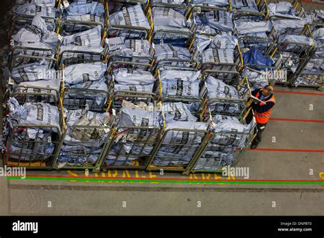 Interior View Of The Royal Mails Worldwide Distribution Centre Near