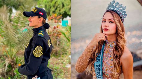 Larizza Farfán la policía en actividad que busca convertirse en la Miss Perú 2023 Infobae