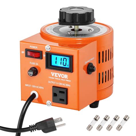 Vevor 500va Auto Variable Voltage Transformer 384 Amp 110v Input 0