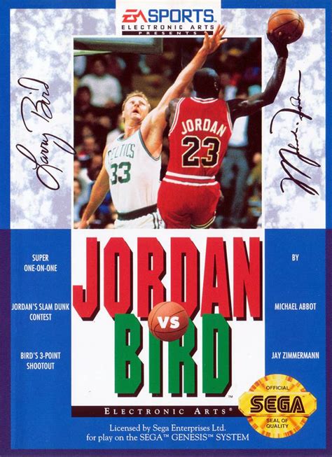 Michael Jordan Dunking On Larry Bird