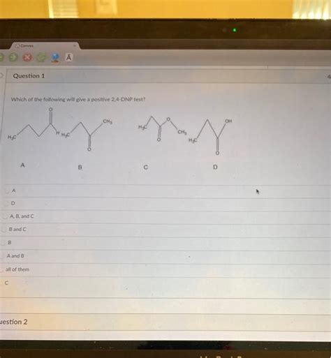 solved canvas question 1 which of the following will give a