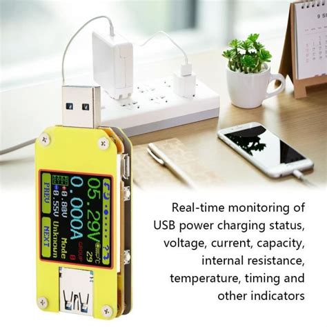 Zerone multimètre USB Compteur de typeC de mesure du courant de tension