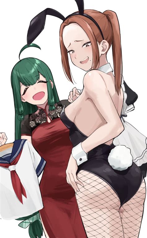 Onemine Nene And Otori Kaede Komi San Wa Komyushou Desu Drawn By