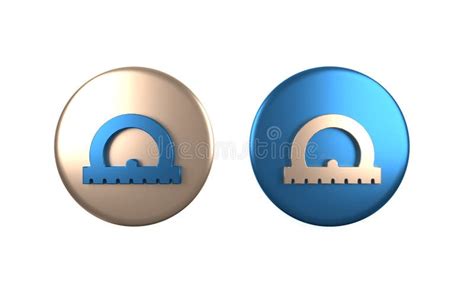 Colorful Protractor Grid For Measuring Degrees Icon Isolated On White Background Tilt Angle