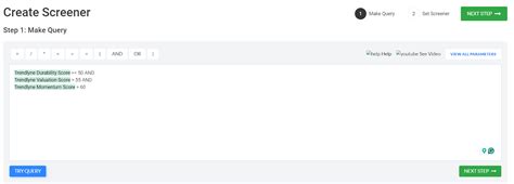 Can I Create My Own Dvm Screener Query Trendlyne Global