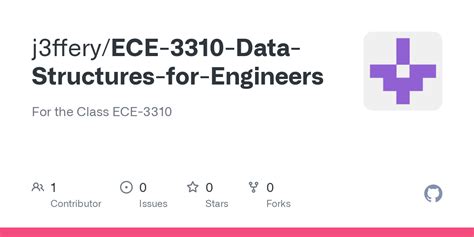 GitHub J3ffery ECE 3310 Data Structures For Engineers For The Class ECE 3310