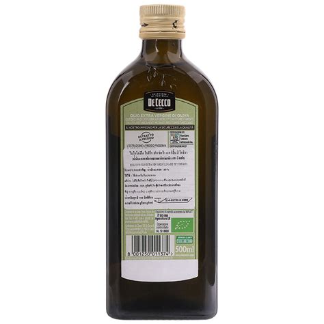 De Cecco Organic Extra Virgin Olive Oil 500ml Order Online Tops