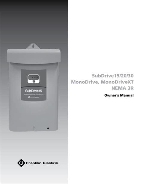 Subdrivemonodrive Franklin Electric