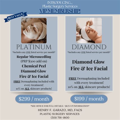 Introducing Our Exclusive Vip Skincare Membership Henry F Garazo Md