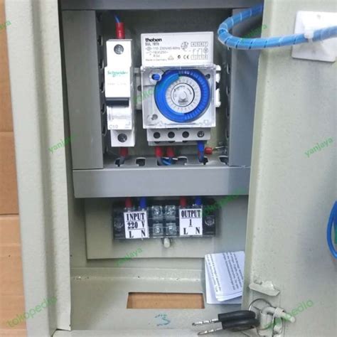 Promo Terlaris Timer Lampu Manual Dan Automatis Panel Timer Lampu Box