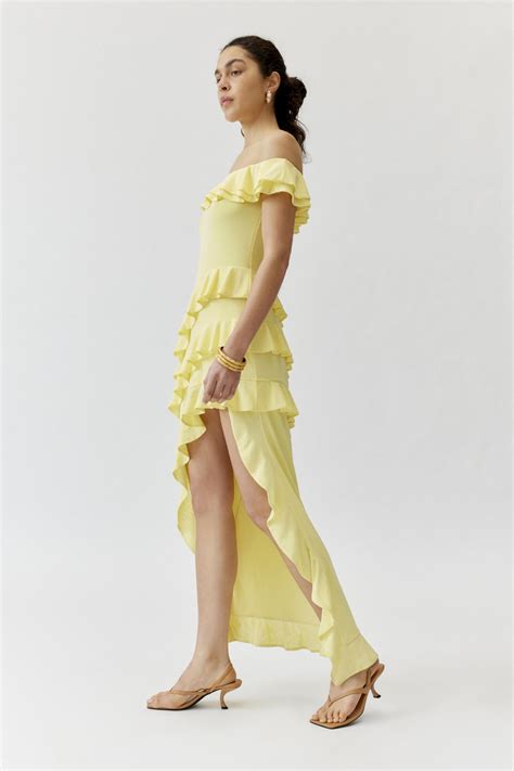 Afrm 루엘라 러플 맥시 드레스 어반 아웃피터스 한국 공식 스토어 라이프스타일 편집샵 여성 의류 남성 의류 홈