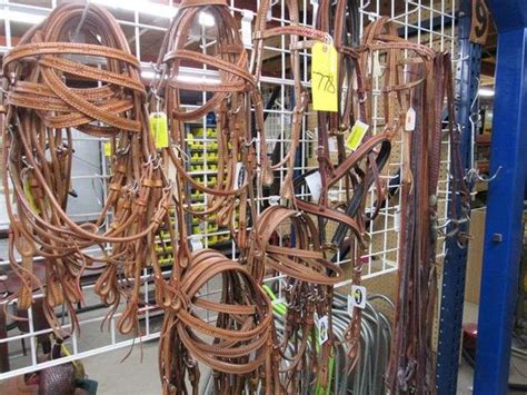 Approx 45 Assorted Leather Tack On Grid Rosen Systems