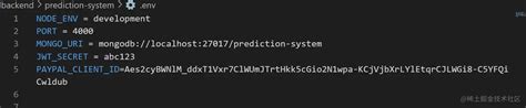 mongodb踩坑问题1：使用dotenv未读取到 env中设置的配置参数mongo uri 连接mongodb数据库时 掘金