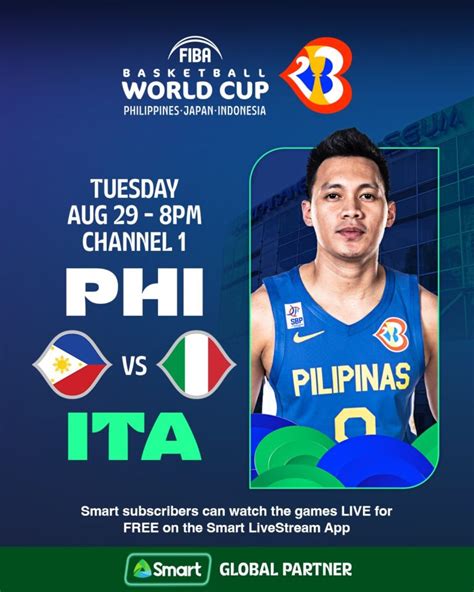 Gilas Pilipinas Vs Italy Fiba World Cup Gilas Pilipinas Basketball