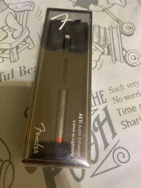 Fender Ae1i Audio Enhancer 35mm To Lightning 音響器材 可攜式音響設備 Carousell