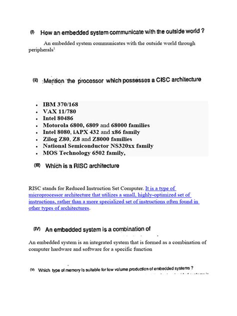 Embedded System 2023 Pdf Scheduling Computing Microcontroller