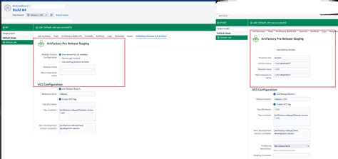 BAP Missing Artifactory Pro Release Staging Property Fields Issue Jfrog Bamboo