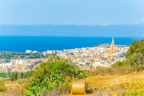 Gozo 몰타에 Mgarr의 항공 보기 거친에 대한 스톡 사진 및 기타 이미지 거친 건물 외관 건축 Istock