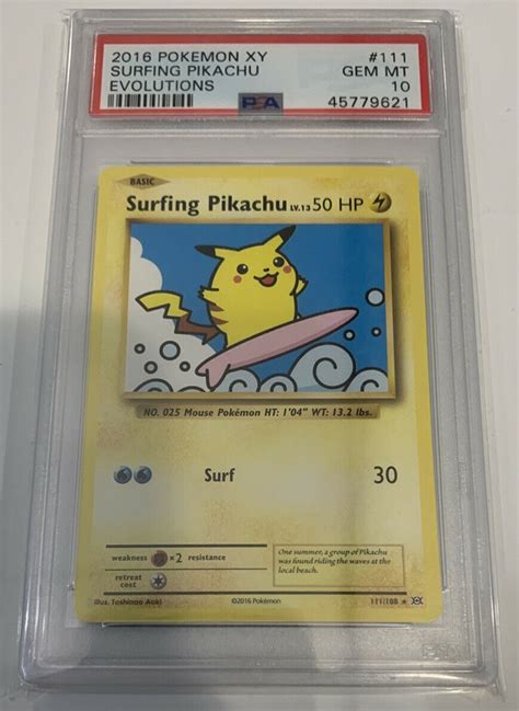 Auction Prices Realized Tcg Cards 2016 Pokemon XY Evolutions Surfing