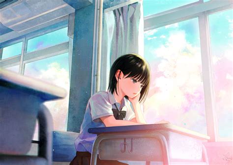 教室 窓際 中村ひなたのイラスト Pixiv イラスト イラスト 花束 イラストポスター