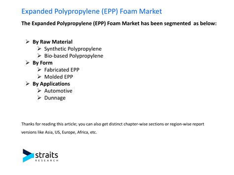 PPT Expanded Polypropylene EPP Foam Market Growth PowerPoint