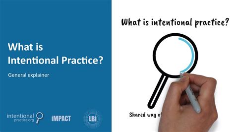 What Is Intentional Practice Youtube