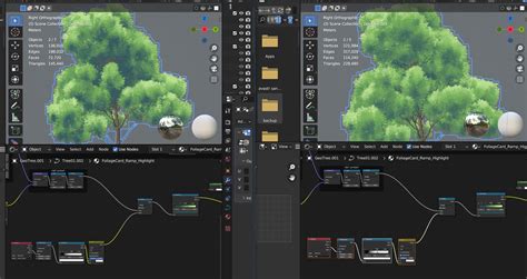 Geotree Procedural Trees In Geometry Nodes 531 By Bluestar