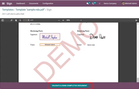 Odoo 15 Sign Module Odoo V15 Enterprise Edition Book