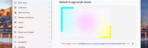 Background Acrylic And In App Acrylic Behaves The Same In Winui 3 · Issue 6618 · Microsoft