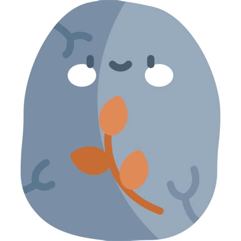 Fossil Kawaii Flat Icon