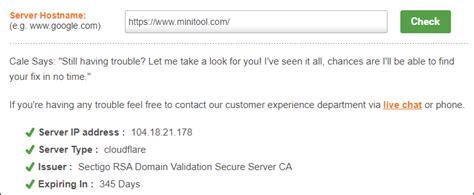 What Is Ssl Here Are Some Recommended Ssl Checkers Minitool